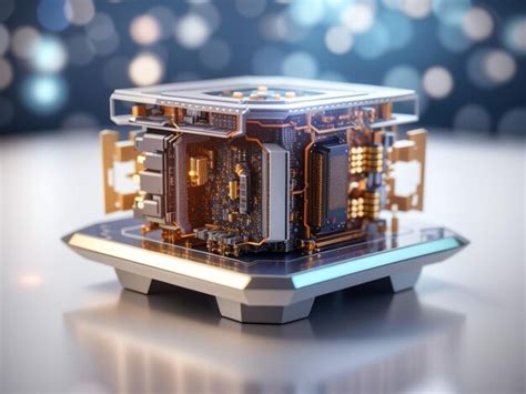 Premium Photo Quantum Horizons 3d Rendering Of A Futuristic Glowing