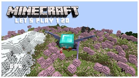 Lets Play Minecraft 120 Ender Dragon Fight And Wings Episode 6