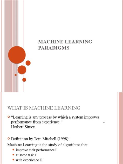 Machine Learning Paradigms Pdf Machine Learning Cybernetics