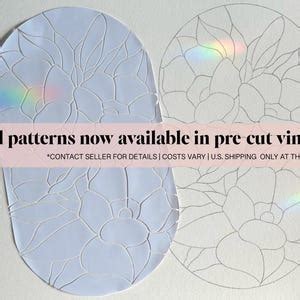 Floral Cow Skull Stained Glass Pattern Digital Download Glass Patterns