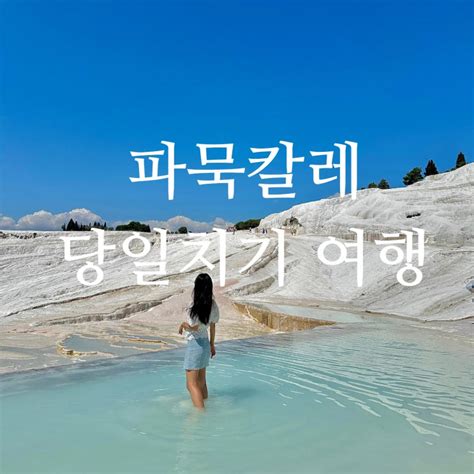 튀르키예 파묵칼레 당일치기 여행 코스 가는 법 입장료 사진 꿀팁 등 방문 후기 네이버 블로그