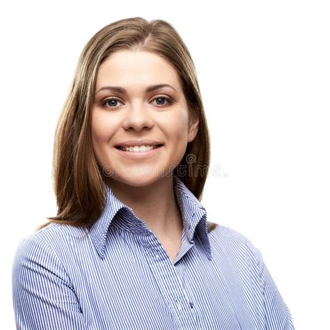 Headshot Of Smiling Business Woman Stock Photo Image Of Person