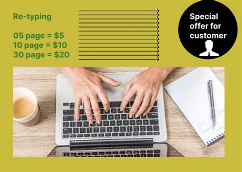 Do English Typing Job 50 Pages In 24 Hours Your Typist By Deedoali Fiverr