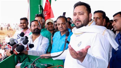 Why Pm Modi Not Taking Action Tejashwi Yadav Rakes Up Bjp Leaders