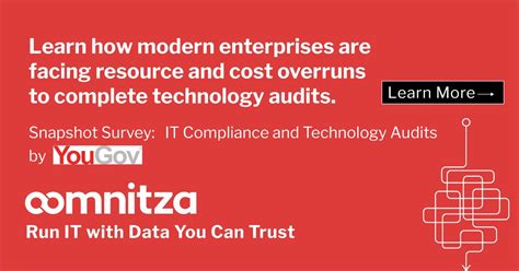 Oomnitza On Linkedin Snapshot Survey It Compliance And Technology Audits Oomnitza