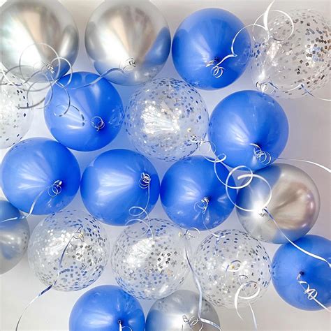 ДЕКОР I ОФОРМЛЕНИЕ I ШАРЫ Я думаю это сочетание будет нашим Новым хитом Небесно синий