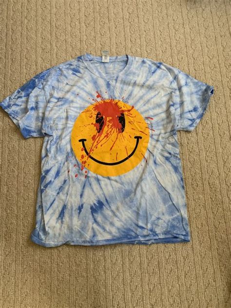 Playboi Carti Die Lit Smiley Face Tee Grailed