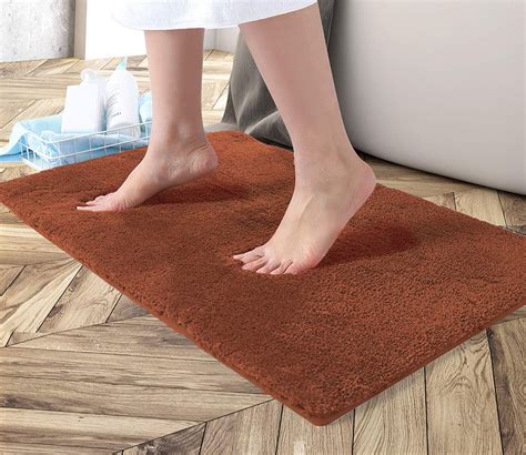 Buy Microfiber Anti Slip 1 Piece Floor Runner Orange 60 X 24 Inch At