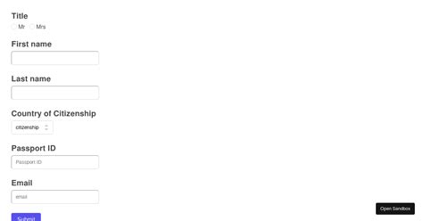 React Hook Form Yup Sandbox ⚛️ Codesandbox