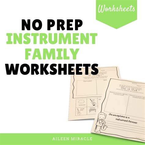 Orchestra Instruments Worksheets Teacher Made Worksheets Library