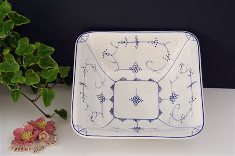 Villeroy Boch Dresden Copenhague Patter Square Bowl Etsy