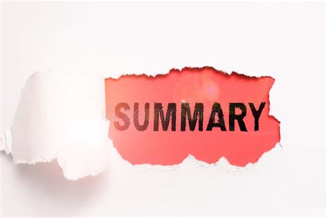 Conceptual Display Summary Concept Meaning Brief Statement Abstract Synopsis Concise