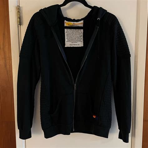 Aviator Nation Tops Aviator Nation Moto Zip Up Hoodie Poshmark