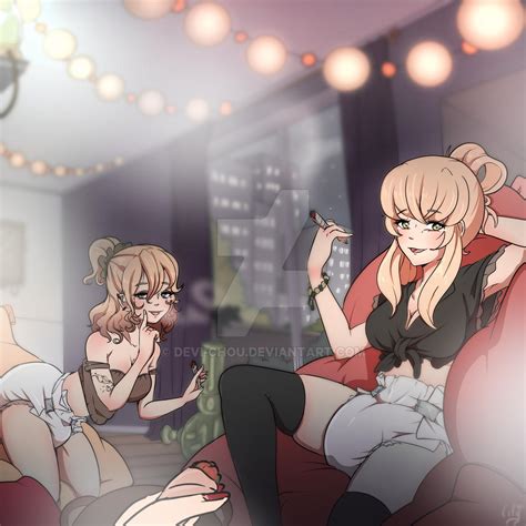 Chilling Babes By Devi Chou On Deviantart