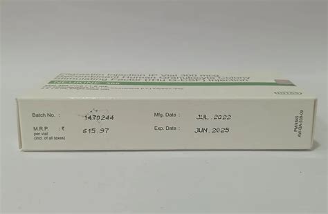 Filgrastim Recombinant Human Granulocyte Colony Stimulating Factor Rhu Csf Injection At Rs 280
