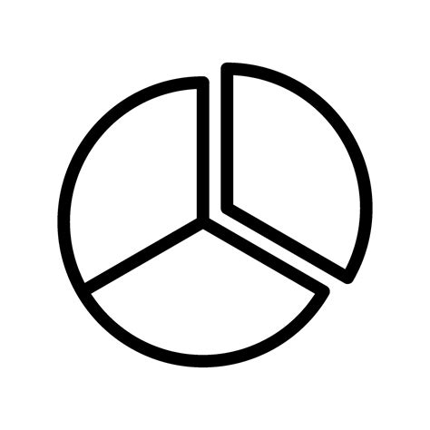 Pie Chart Icon Vector Symbol Design Illustration 26219400 Vector Art At Vecteezy