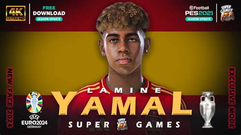 Lamine Yamal New Face Euro Sider Cpk Pes Football