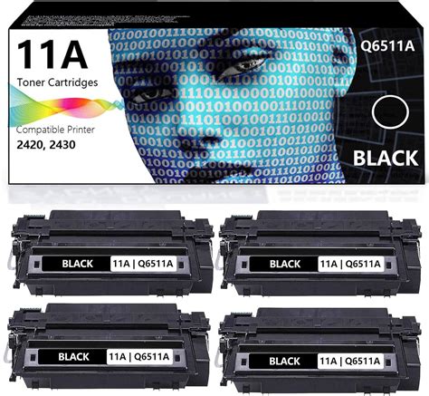 Amazon.com: 11A Black Toner Cartridge Compatible for HP Laserjet 2430 ...