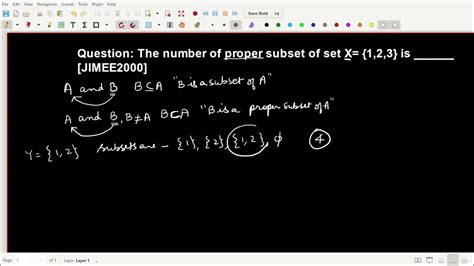 Set Theory Questions 3 Class Xi Mathematics Youtube
