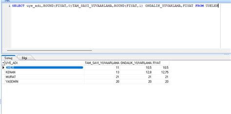 Ms Sql Mysql Firebird Sql Veri Tabanı Yapılarında Fonksiyonların