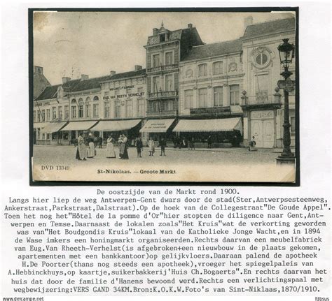 Sint Niklaas 1910 SINT NIKLAAS Kaart Naar Een Landbouwer In St Gillis Waas Oostzijde Van De