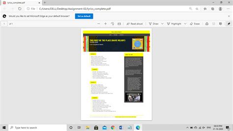 Solved This Is Html Code Of Lyricshtml Page Write