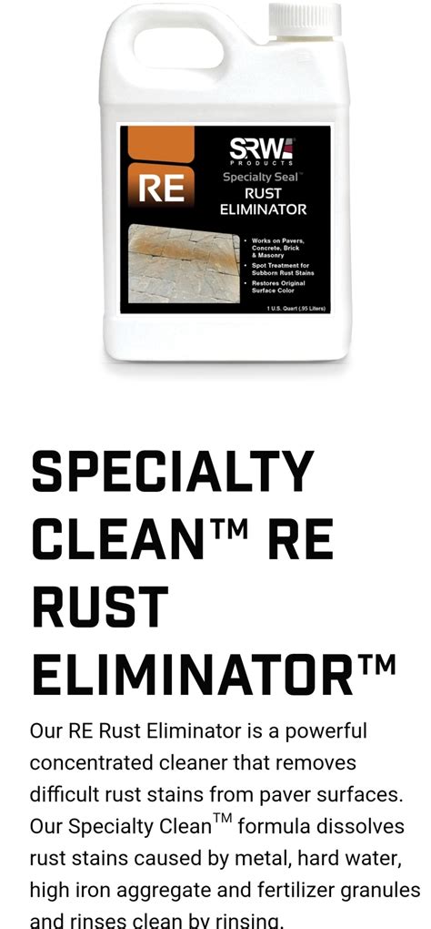 Rust Eliminator Best Bark Stone