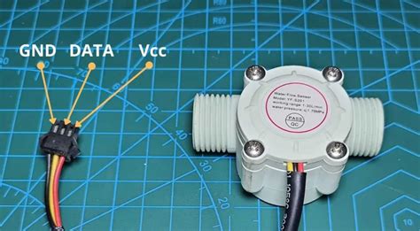 Water Flow Sensor Pinout Interfacing With Arduino Measure