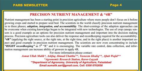 Pdf Precision Nutrient Management