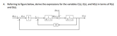 Solved 4 Referring To Figure Below Derive The Expressions Chegg Com