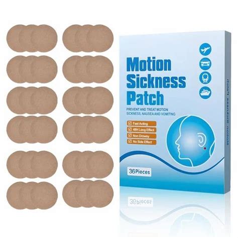 Motion Sickness Patchmotion Sickness Patch 36 Pcswaterproof Motion