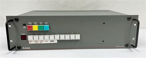 Extron System 10 Plus Configurable Rgb 10 Input Audio Video Reverb