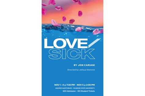 Mcneese Fall Theatre Season Opens With “lovesick”