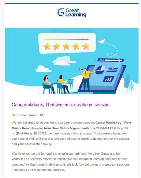 Kameshwaran M On Linkedin Greatlearning Datascience Gratitude