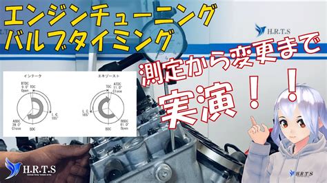 【エンジンチューニング バルブタイミング変更！！】パワーを上げる！キャラを変える！！ Youtube