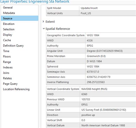 Solved Vertical Coordinate System In File Geodatabase Esri Community