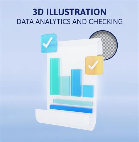 Premium Psd Data Analytics And Checking 3d Rendering Illustration