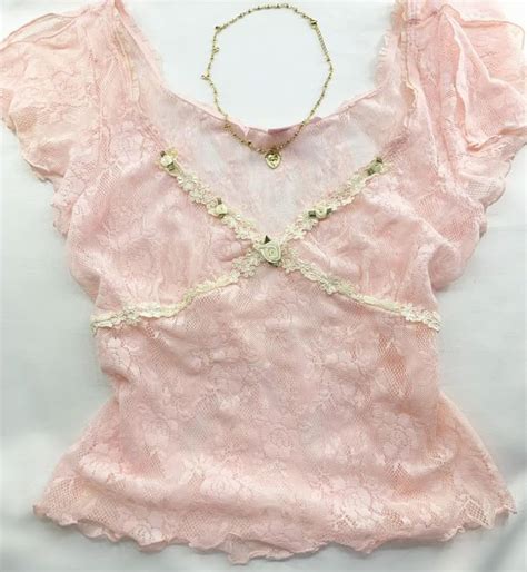 Dream Threads ♡ On Instagram 🌷sold Victoria Secret Lace Mesh Pink
