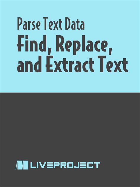 Find Replace And Extract Text Fernando Corrales