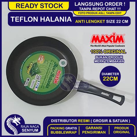 Jual FRYPAN TEFLON WAJAN MAXIM HALANIA ANTI LENGKET WOKPAN CM Jakarta Utara RAJA NAGA