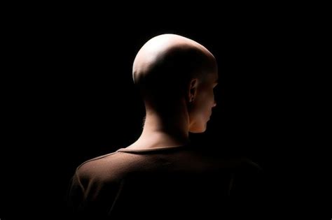 Premium Ai Image Portrait Of Thoughtful Sadness With Oncology Young
