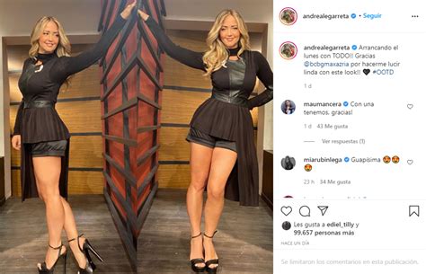 Andrea Legarreta presume su figura en esta fotografía Chapin Radios