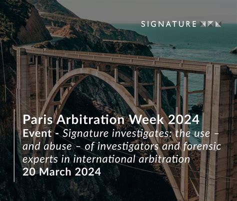 Signature Litigation On Linkedin Arbitration Arbitrage Adr Paw2024