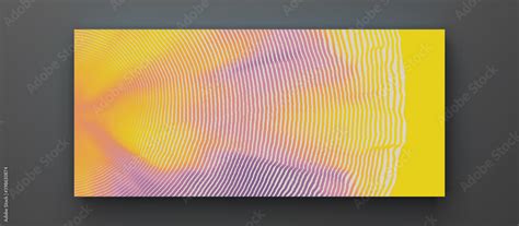 Cover Design Template Abstract Digital Wave With Dynamic Particles Sound Wave Big Data