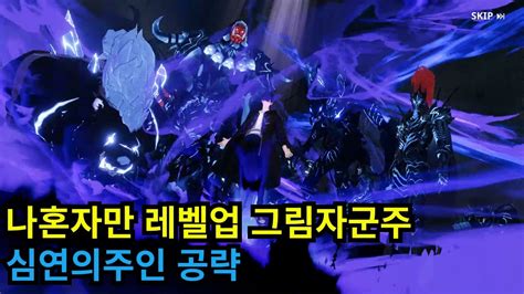 [나혼렙]나혼자만레벨업 그림자군주 심연의주인 공략 궁극기 왕의영역 미리보기 Youtube