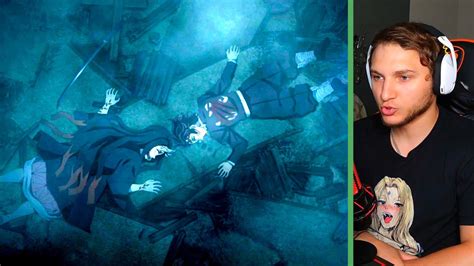 Пока Безысходность Клинок Рассекающий Демонов Деревня Кузнецов 4 серия Реакция на аниме