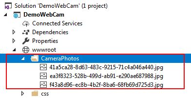 Capturing Image From Web Cam In Asp Net Core Mvc
