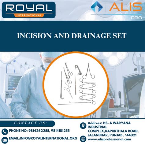 Incision And Drainage Set At Best Price In Jalandhar Royal International