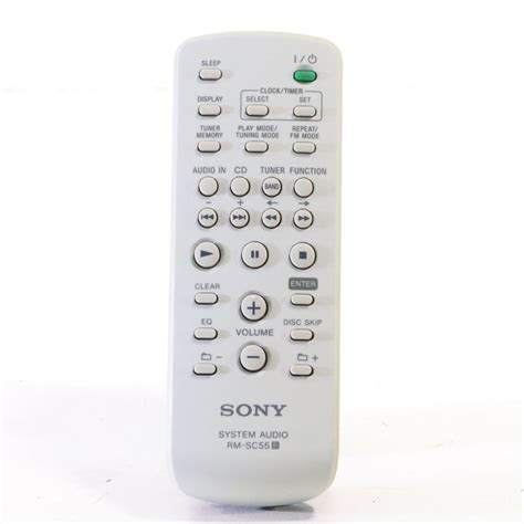 Sony Rm Sc55 Remote Control For Audio System Mhc Ec55 And More