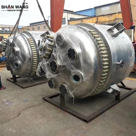 Stainless Steel Jacketed Reactor Multi Specification Jacketed Reactor 5000l Large Capacity